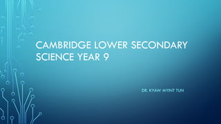 Lower secondary Science Year 9 - Photosynthesis.pptx