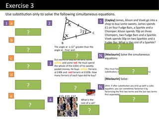 SimultaneousEquations..pptx-Year eleven- | PPTX