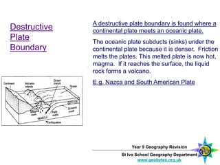 Yr9 volcanoes revision | PPTX