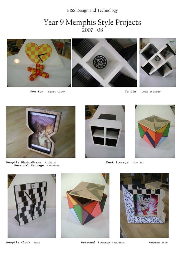 Yr 9 DT Class Poster | PDF