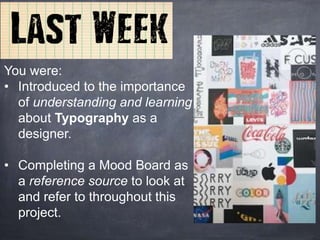 Yr9 gcse graphics typography artists task 14th june | PPT