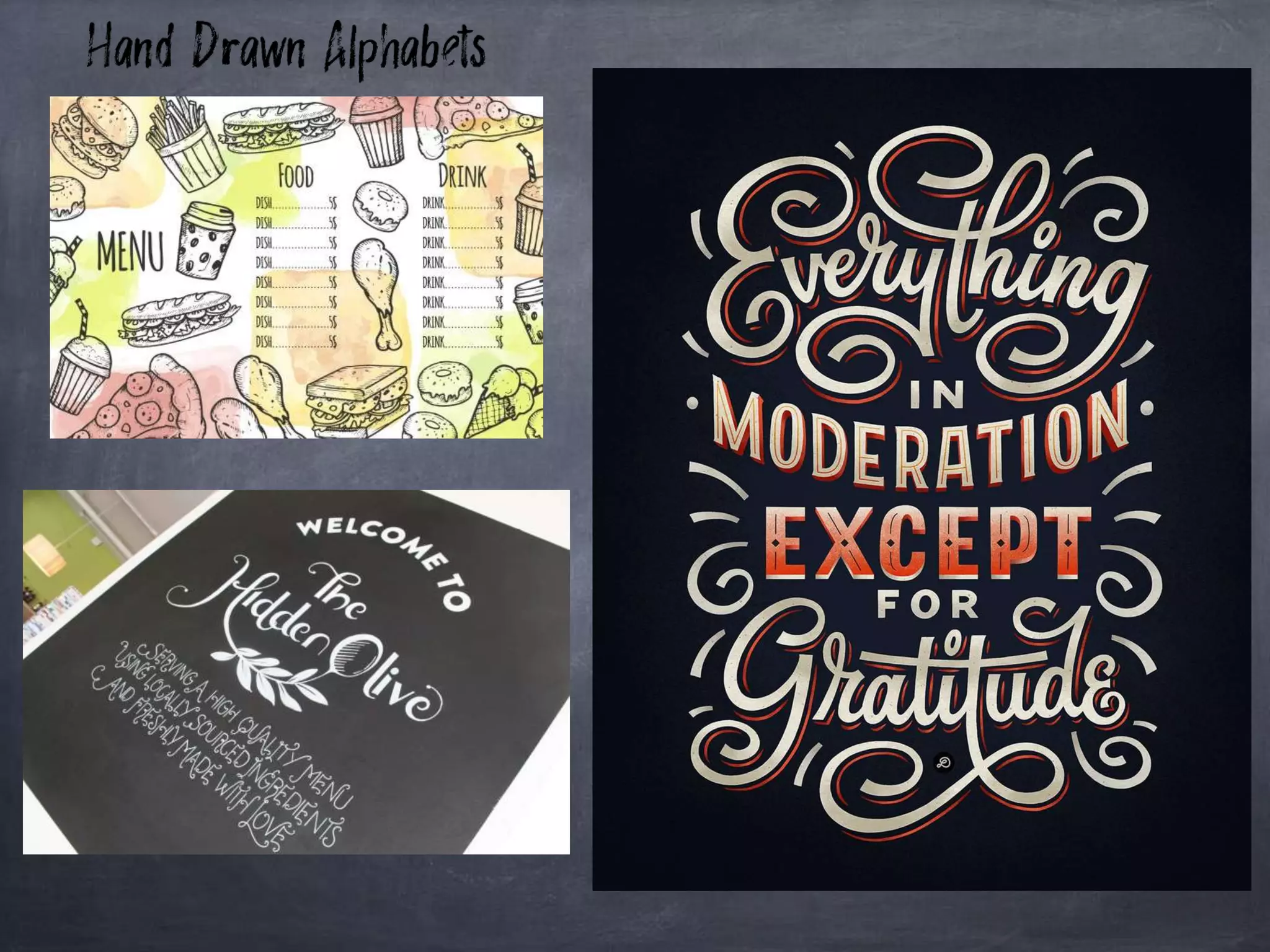 Yr9 gcse graphics typography project task 3 handrawn alphabet | PPT