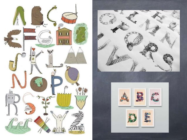 Yr9 gcse graphics typography project task 3 handrawn alphabet | PPT