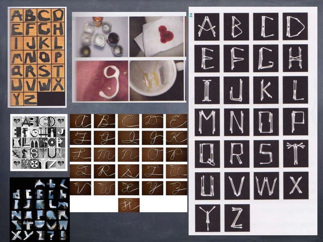 Yr9 gcse graphics typography task 1 photographic alphabet | PPT