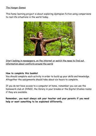 Year 9 Hunger Games Home Learning Project | DOC | Homework and Study ...