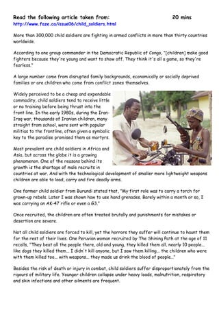 Year 9 Hunger Games Home Learning Project | DOC | Homework and Study ...