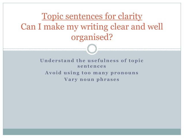 Yr9 t6 literacy clarity less 1 | PPT
