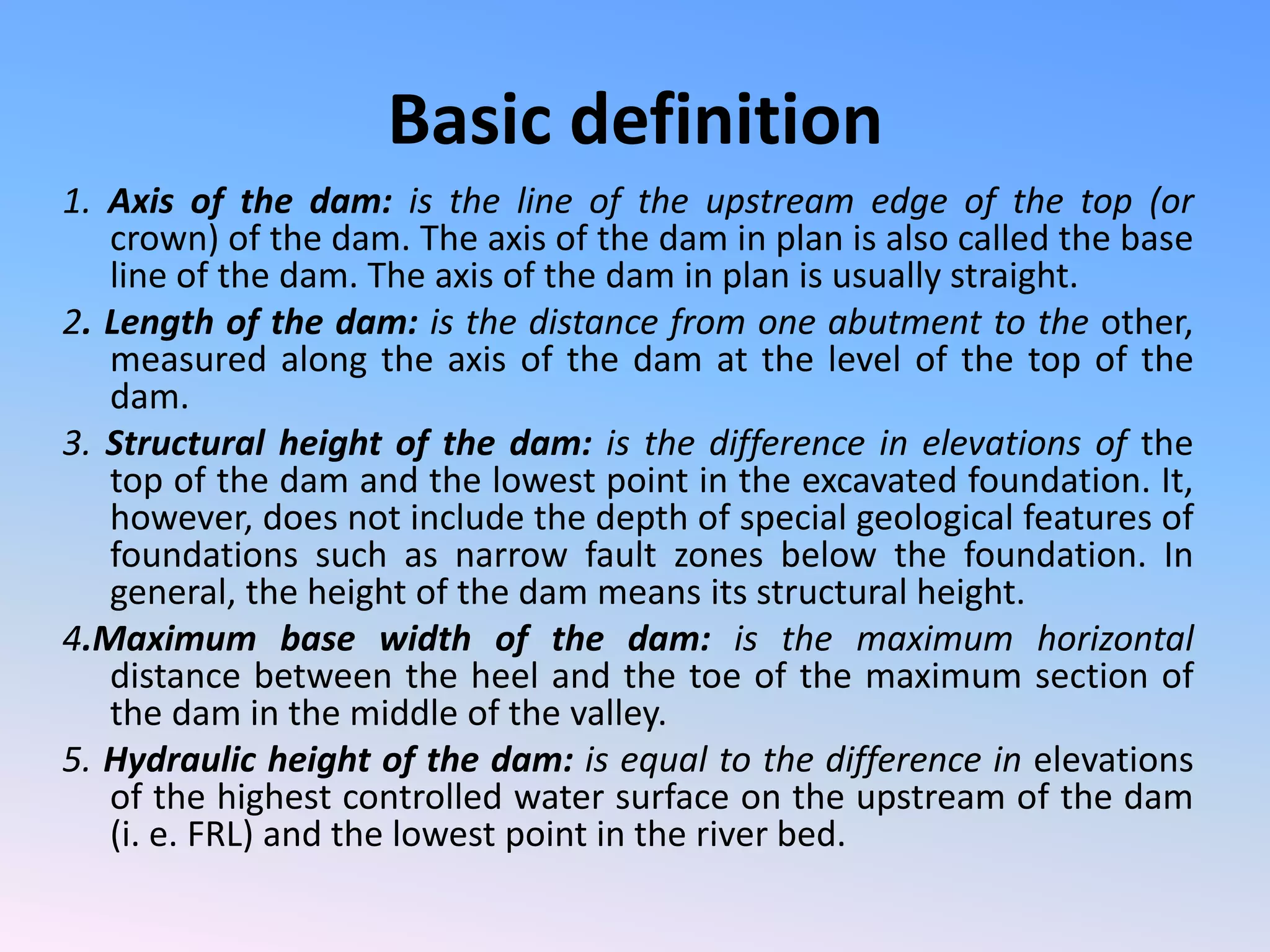 Force acting on gravity dam | PDF