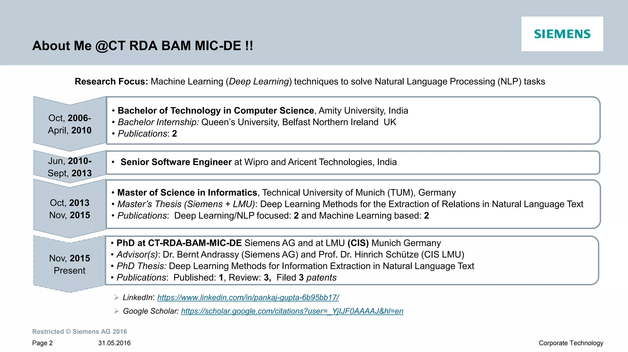 Deep Learning For Information Extraction In Natural Language Text Ppt