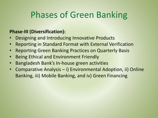 Green Banking - A Perspective on Bangladesh | PPTX | Business Banking ...
