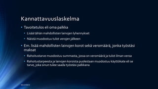 Yrityksen talous | PPT