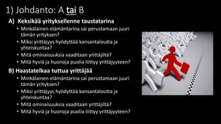 Yritysprojekti | PPT