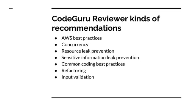 Amazon Codeguru Automate Code Review And Code Performance Monitoring