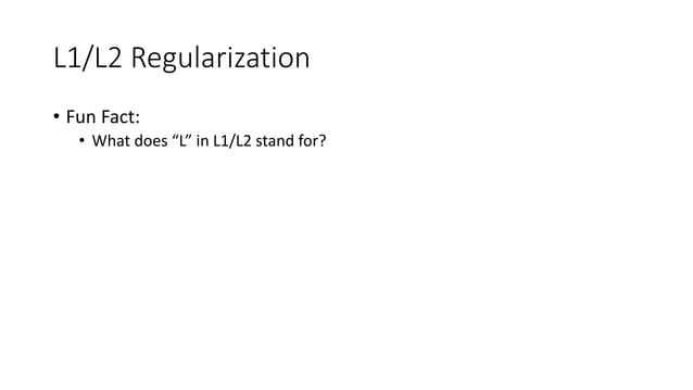 Regularization in deep learning | PPTX | Technology & Computing