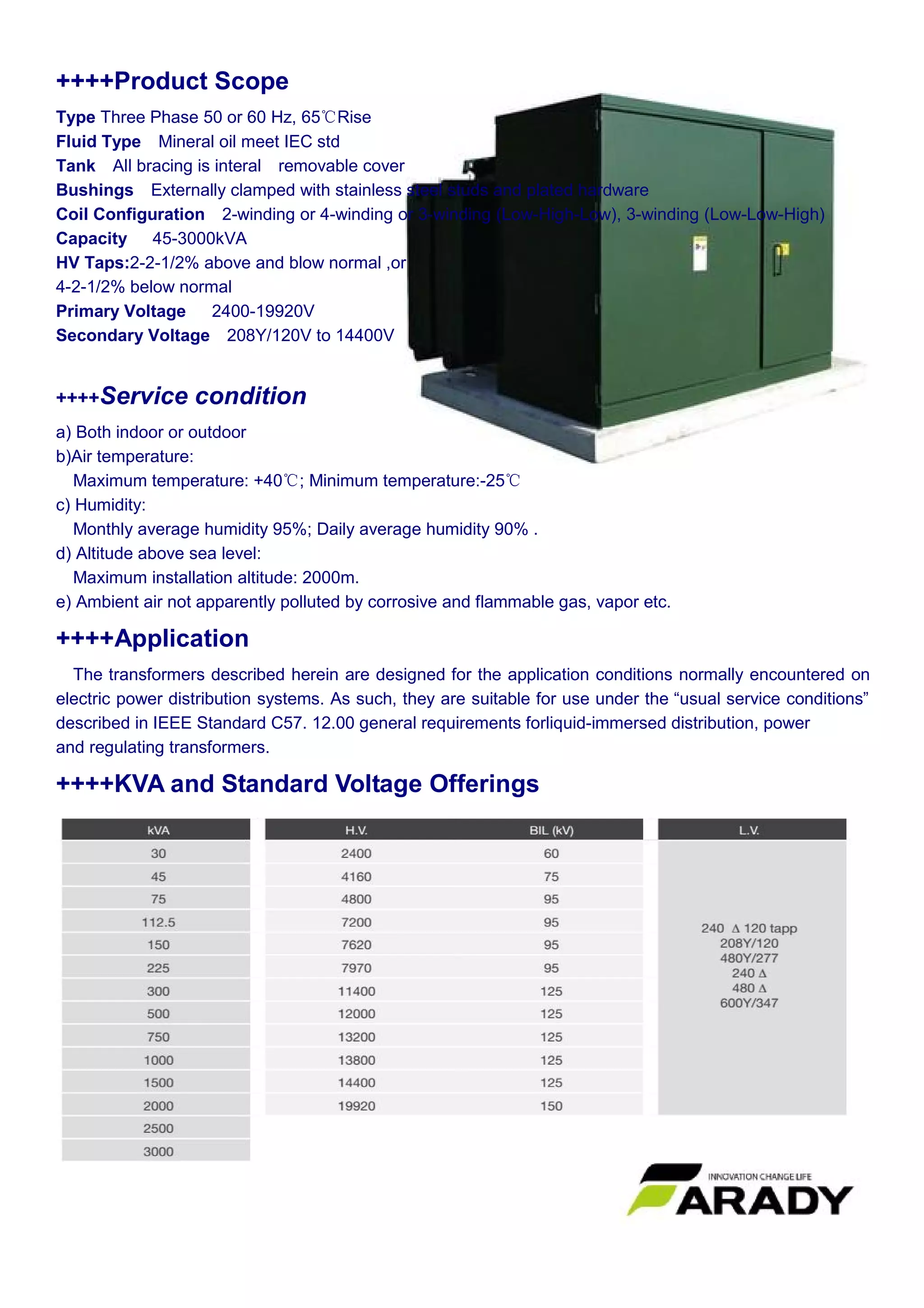 Ys10 pad mounted distribution transformer technical support | PDF
