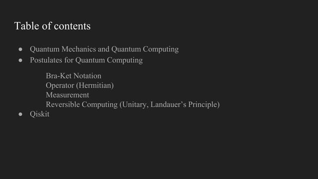 Introduction to Quantum Computing with Qiskit | PPTX | Physics | Science