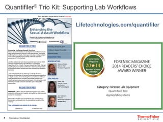 Quantifiler™ Trio: Decision-support to help streamline Sexual Assault ...