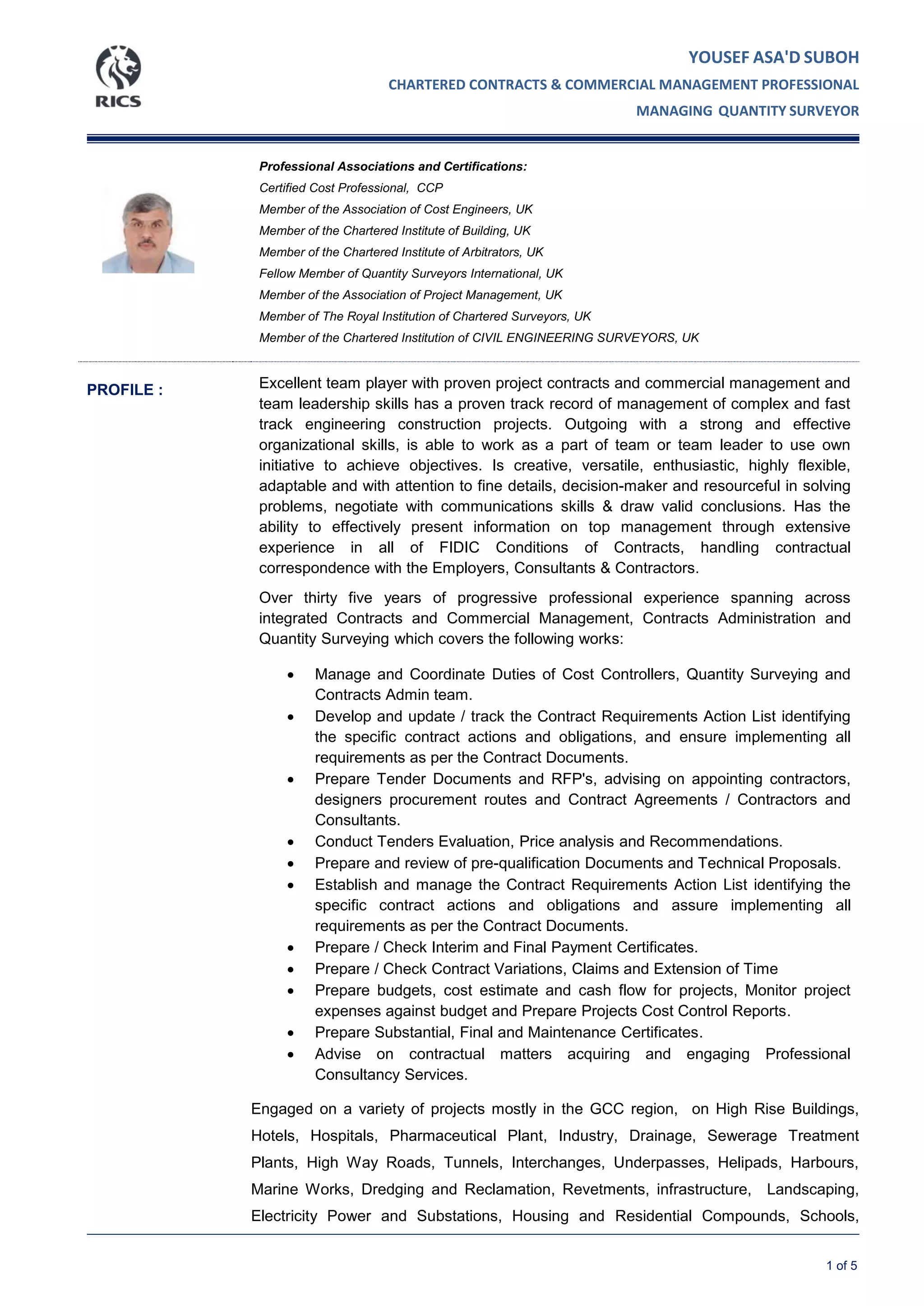 Ys cv jan 2017 | PDF