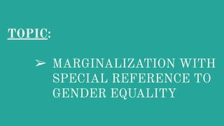 Marginalization | PDF