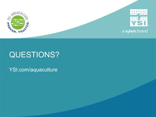 YSI 5500D 5400 and 5200A aquaculture monitors and controllers | PDF