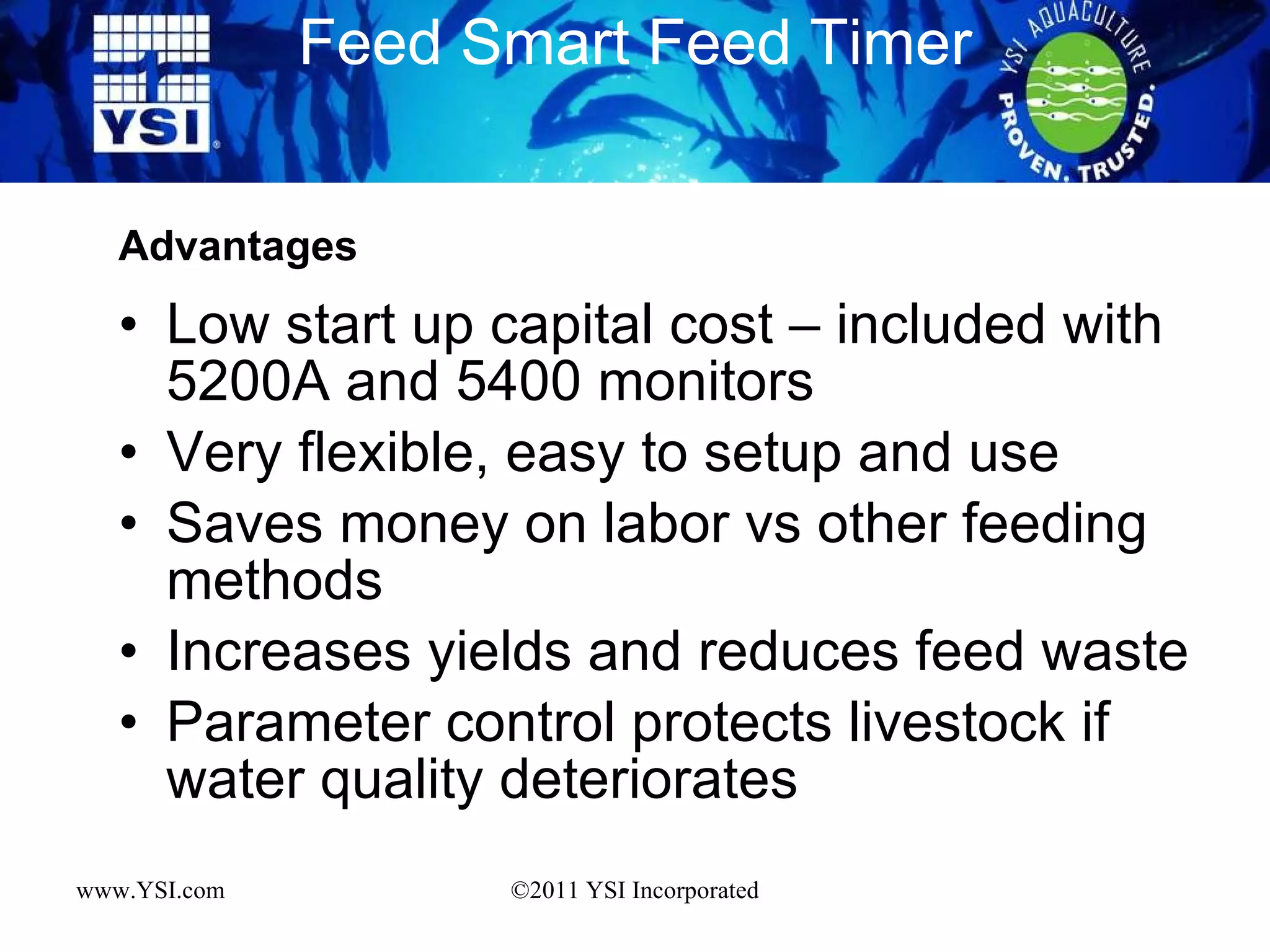 YSI Feed Smart Aquaculture Software Overview | PPT | Agriculture ...