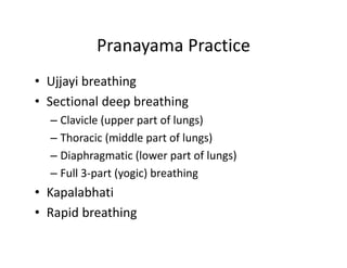 Yoga Sutra - Pranayama part 1 | PDF