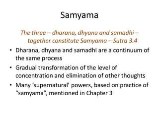 Meditation and Samadhi (Absorption) in Yoga Sutras of Patanjali | PDF