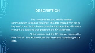 Wireless encryption & decryption in army applications.pptx