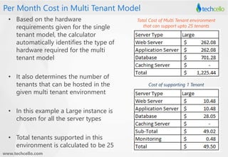 Single vs. Multi Tenant Cost Comparison | PPT