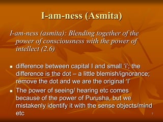 Klesha and Karma in Yoga Sutras of Patanjali | PPTX