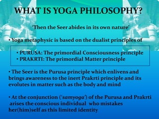 Yogasutra of Patanjali presentation | PPTX