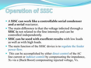 static series synchronus compensator | PPTX