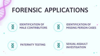 YSTR (Forensic Biology and genetics). ppt | PPTX
