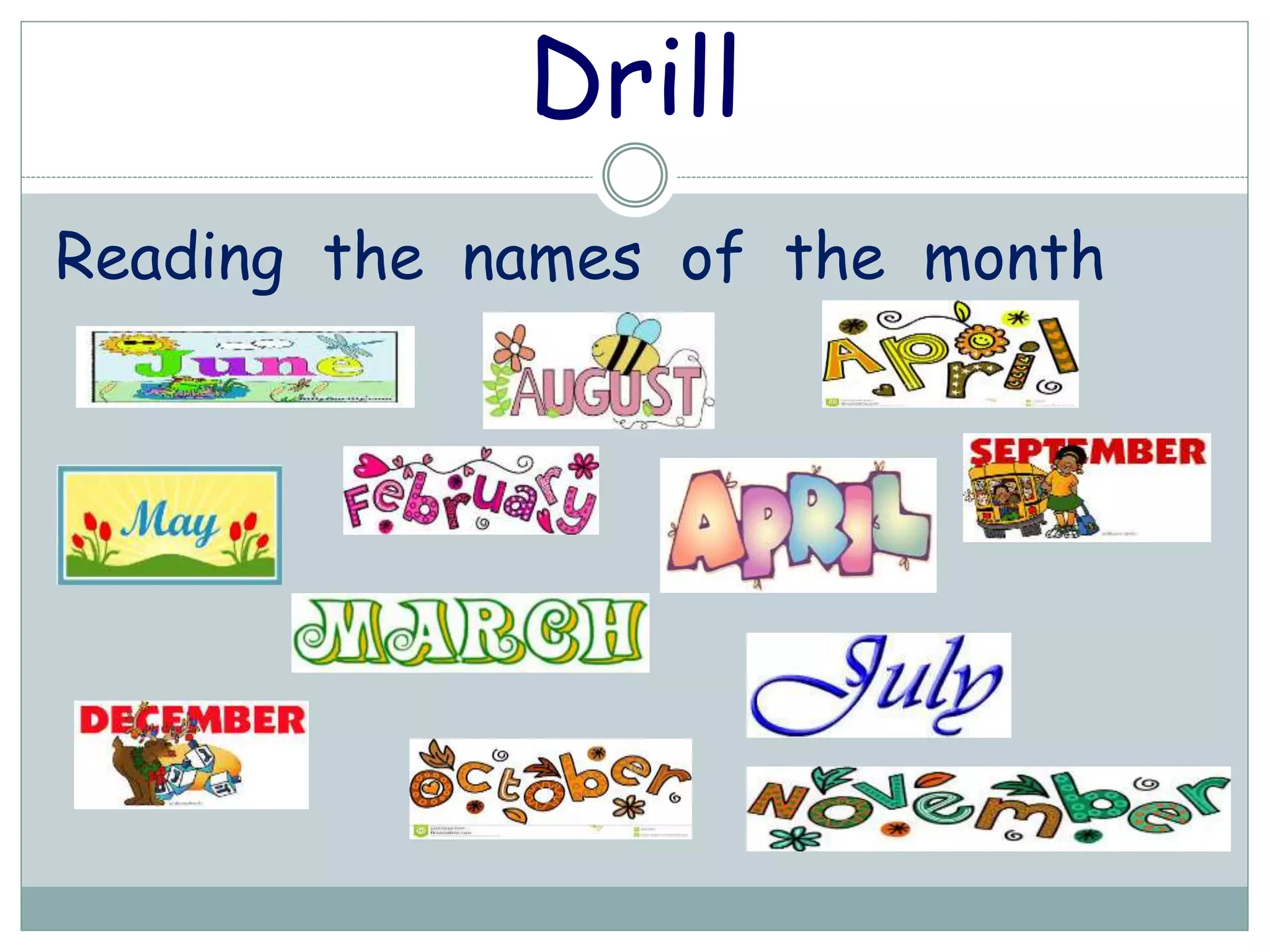 Months of the year | PPTX