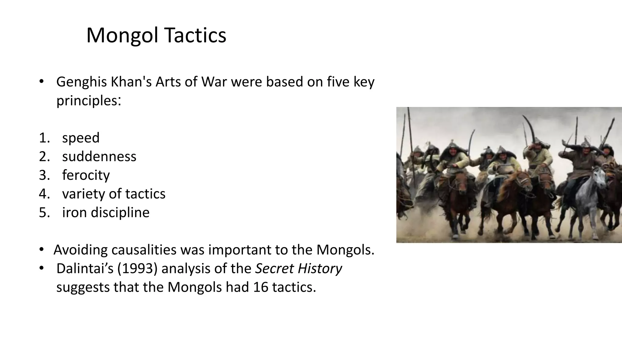 Mongols tactics | PPTX