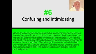 Mongols tactics | PPTX
