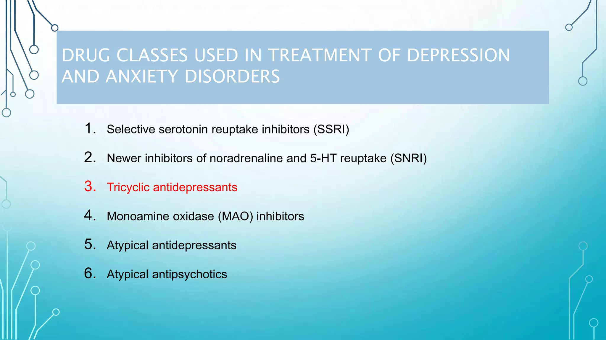Drug therapy of depression | PPTX