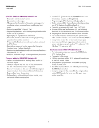 What's New in SPSS Statistics ? | PDF