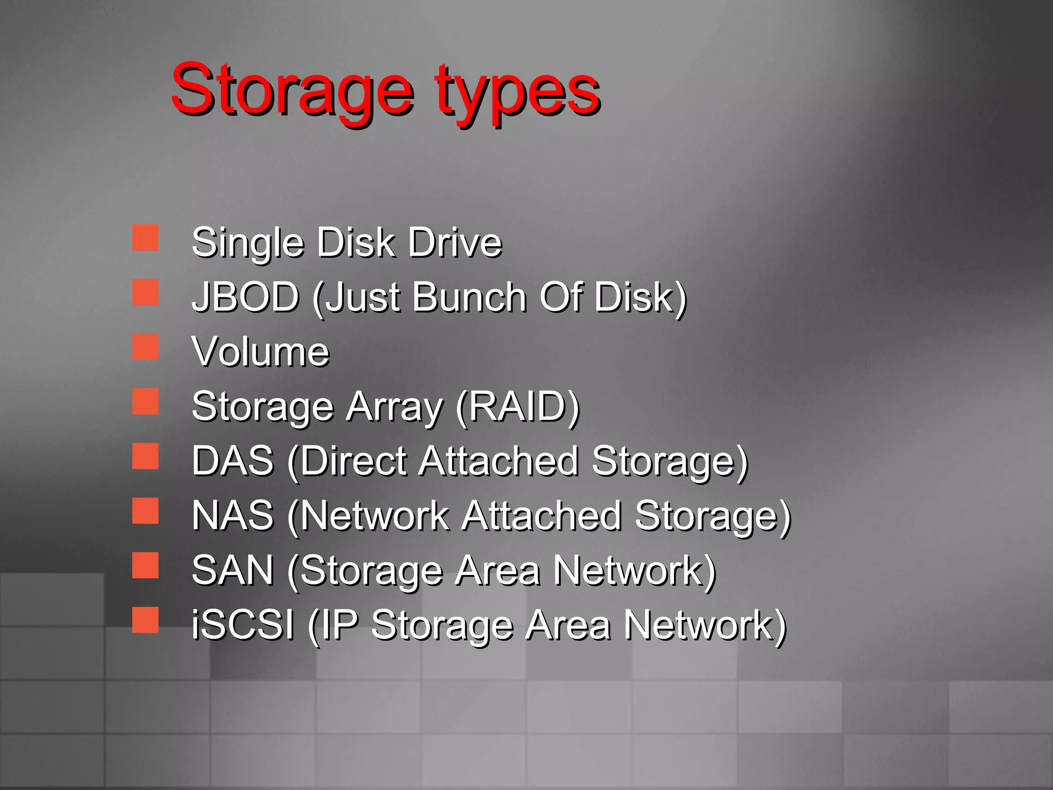 Direct Attached Storage CONCEPTS | PPT Direct Attached Storage CONCEPTS | PPT