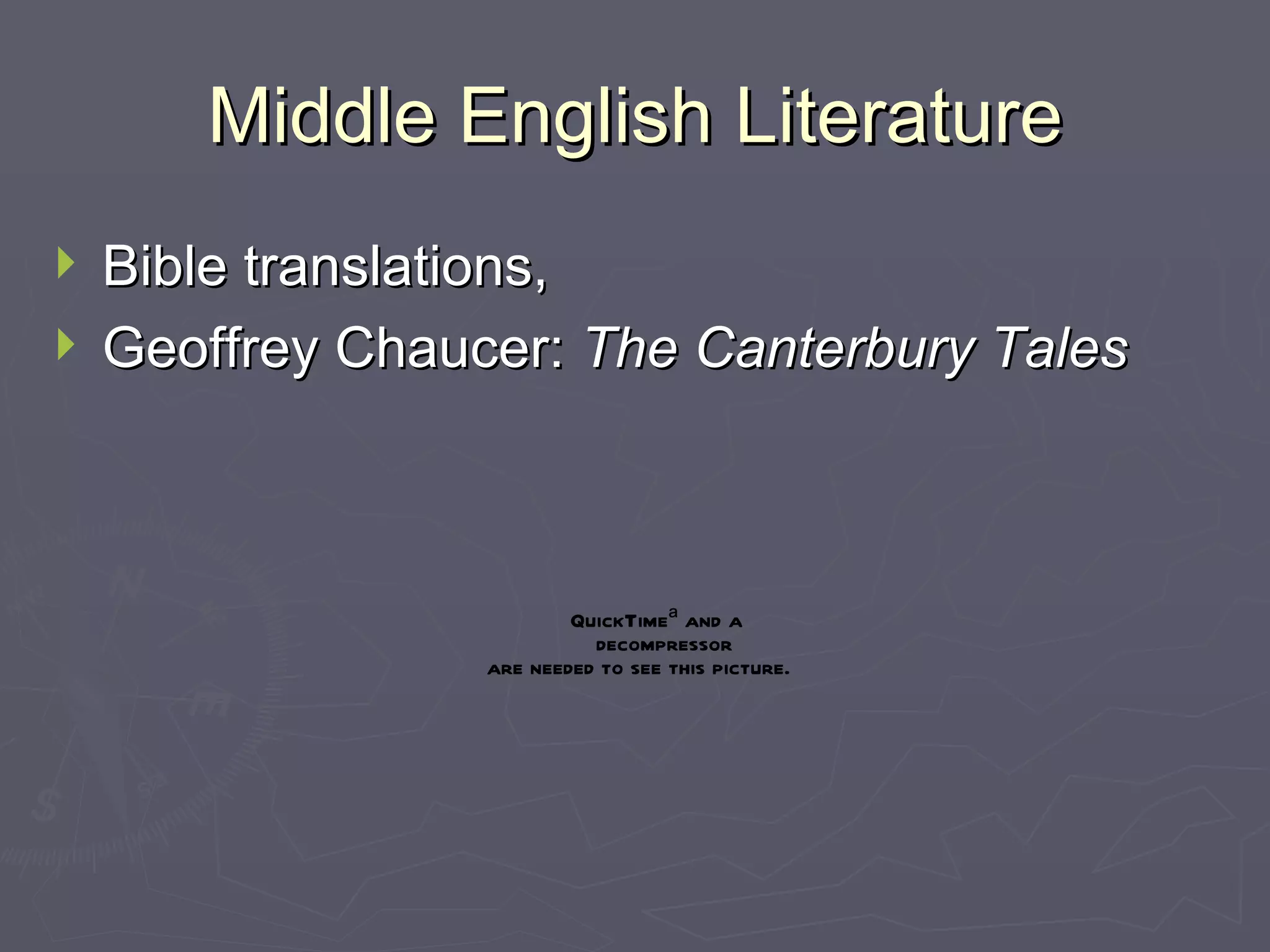 History of English Literature | PPT