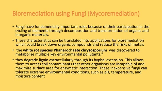 Bioremediation using genetically modified organisms | PPTX | Genetics ...