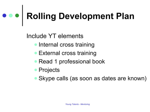 Personal Development Plan & Mentoring | PPT