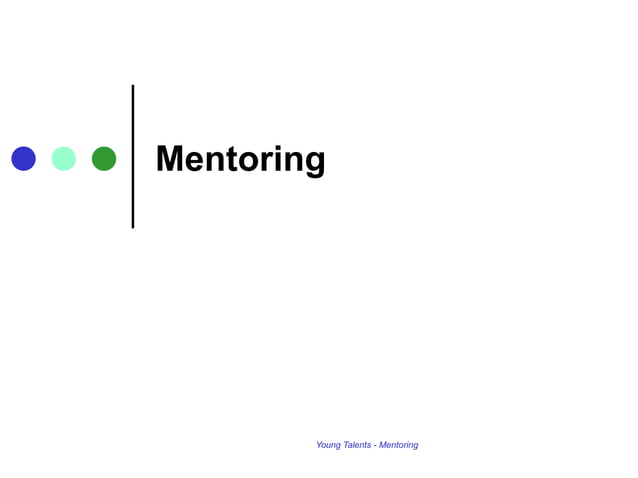 Personal Development Plan & Mentoring | PPT