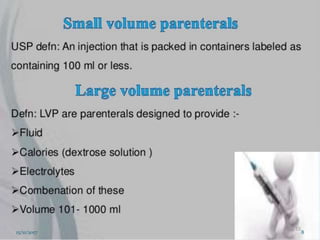 parenteral dosage form | PPTX