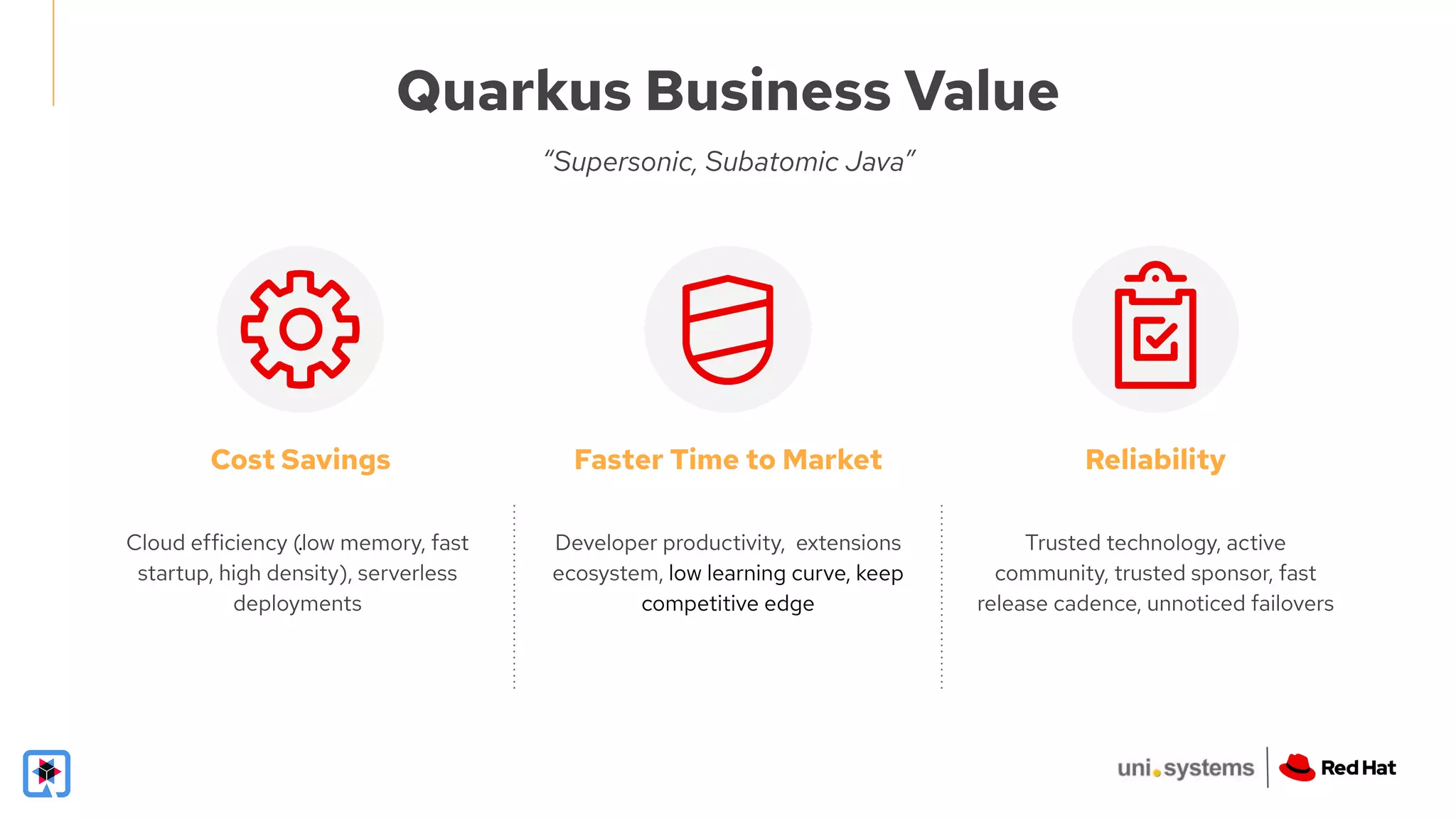 Y. Tsesmelis, Uni Systems: Quarkus use cases and business value | PDF
