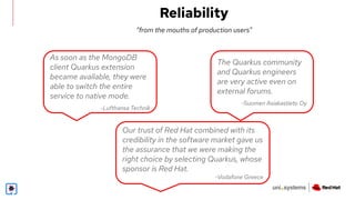Y. Tsesmelis, Uni Systems: Quarkus use cases and business value | PDF