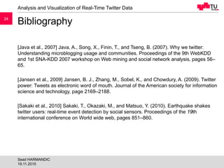Analysis and Visualization of Real-Time Twitter Data | PPT
