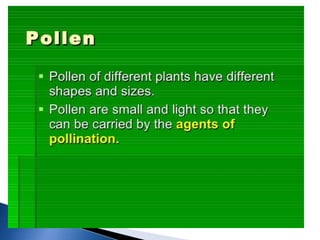 type of pollination AND GERMINATION | PPT