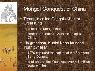 AP Yuan Dynasty | PPT