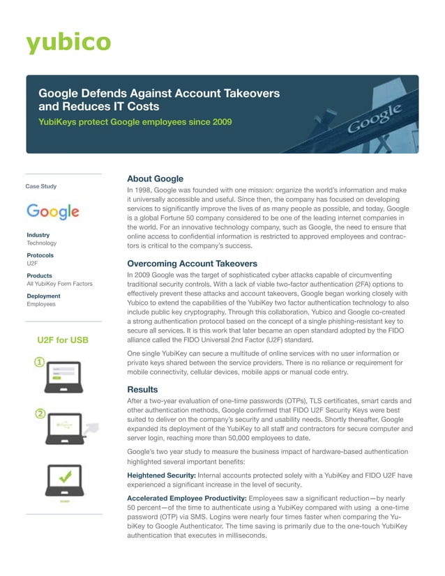 Yubico case-study-google | PDF